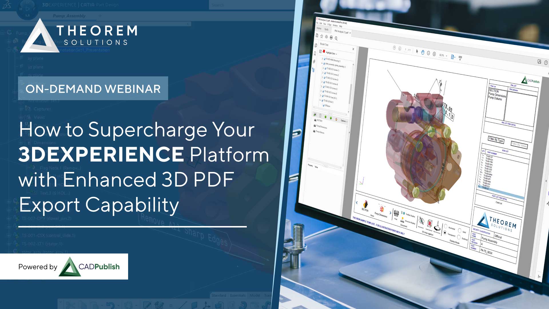 3D PDF Publisher for CATIA 3DEXPERIENCE | Theorem Solutions